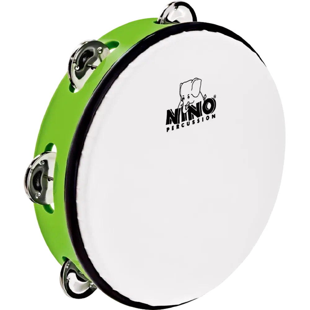 Nino ABS Tambourine | 8" | Grass Green | Shop Yandas Music