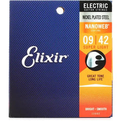 Elixir Nanoweb Coated Electric Guitar Strings – Yandas Music