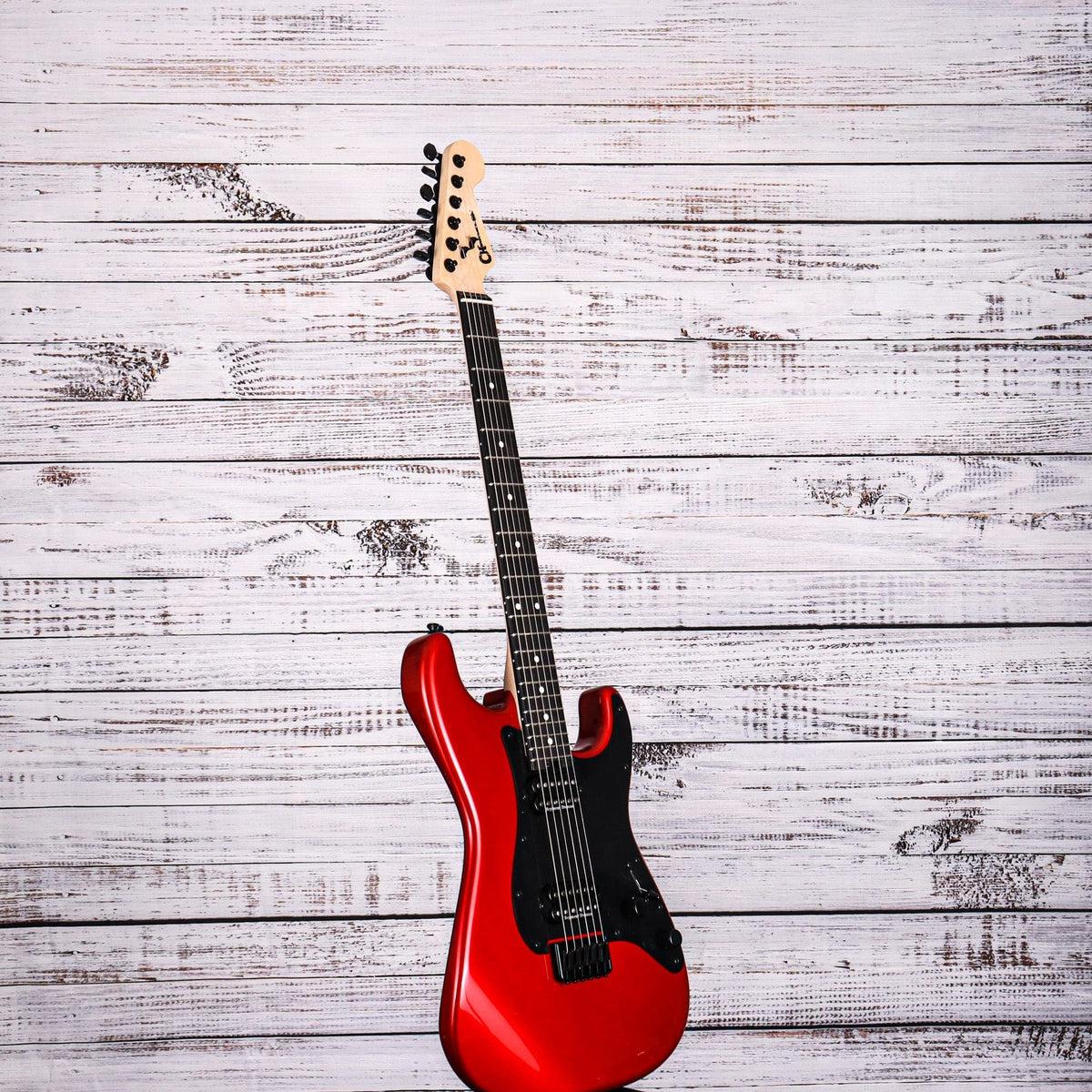 Red Electric Guitar Background
