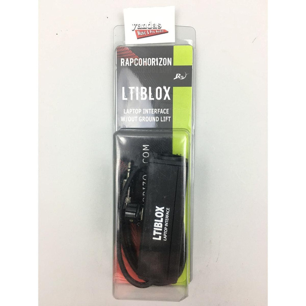 Rapco LTIBLOX | Pro Audio Laptop Interface | 3.5mm Stereo to XLR Male