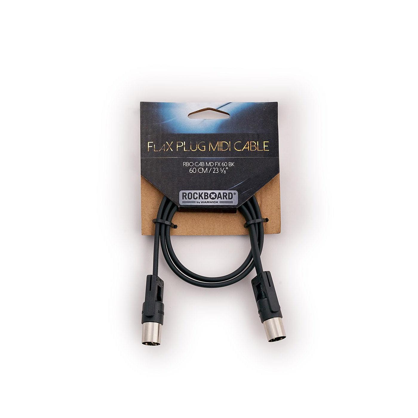 RockBoard FlaX Plug MIDI Cable | 60cm/ 23 5/8" | Shop Yandas Music