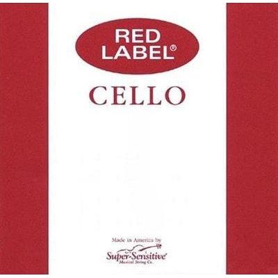 Super Sensitive Red Label 4/4 Full Size Cello Strings | C String